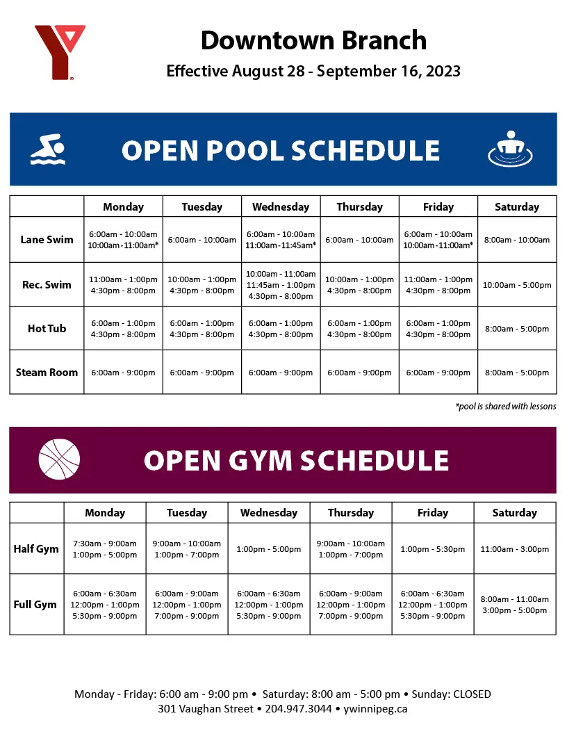 Lane and Rec Swim | YMCA-YWCA of Winnipeg