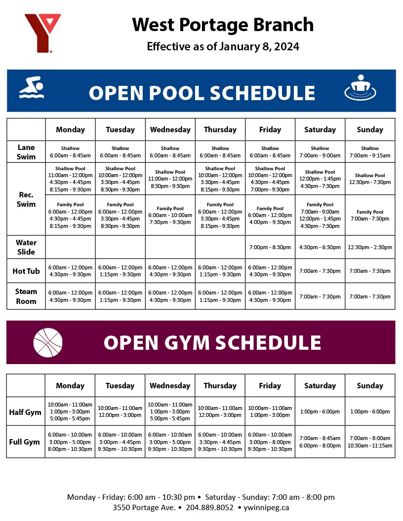 Lane and Rec Swim | YMCA-YWCA of Winnipeg